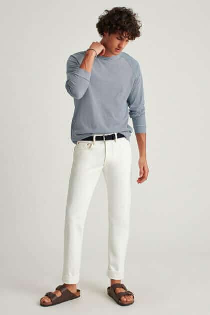 Men's White Jeans Outfits: 20 Classy Looks For 2025. Men's Flair