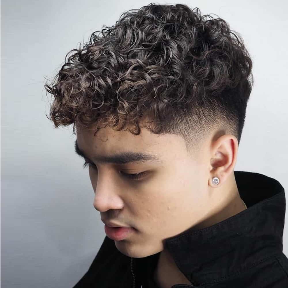 25 Men's Curly Hair Fade Haircuts That Look Slick & Modern