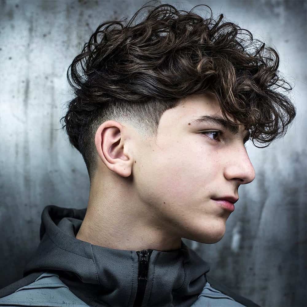 25 Men's Curly Hair Fade Haircuts That Look Slick & Modern