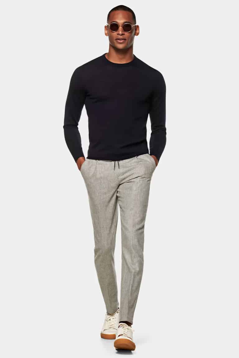 Men's Grey Pants Outfits: How To Wear Grey Pants In 2025