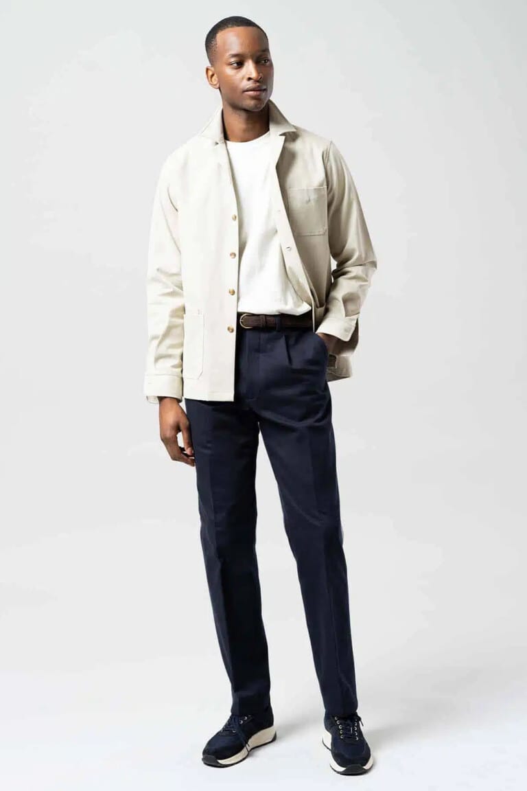 Men's Navy Pants Outfits: How To Wear Blue Pants In 2025