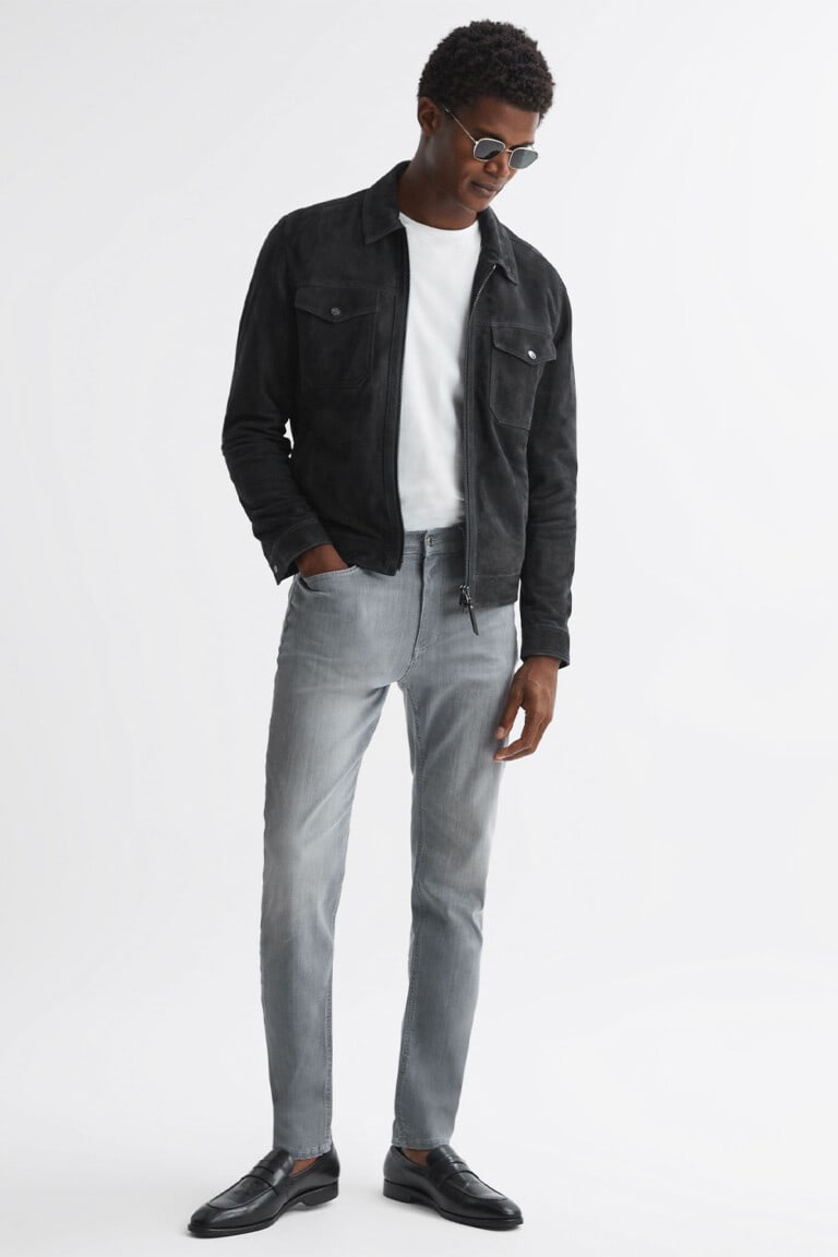 Men's Grey Jeans Outfits: 17 Ways To Wear Grey Jeans In 2025