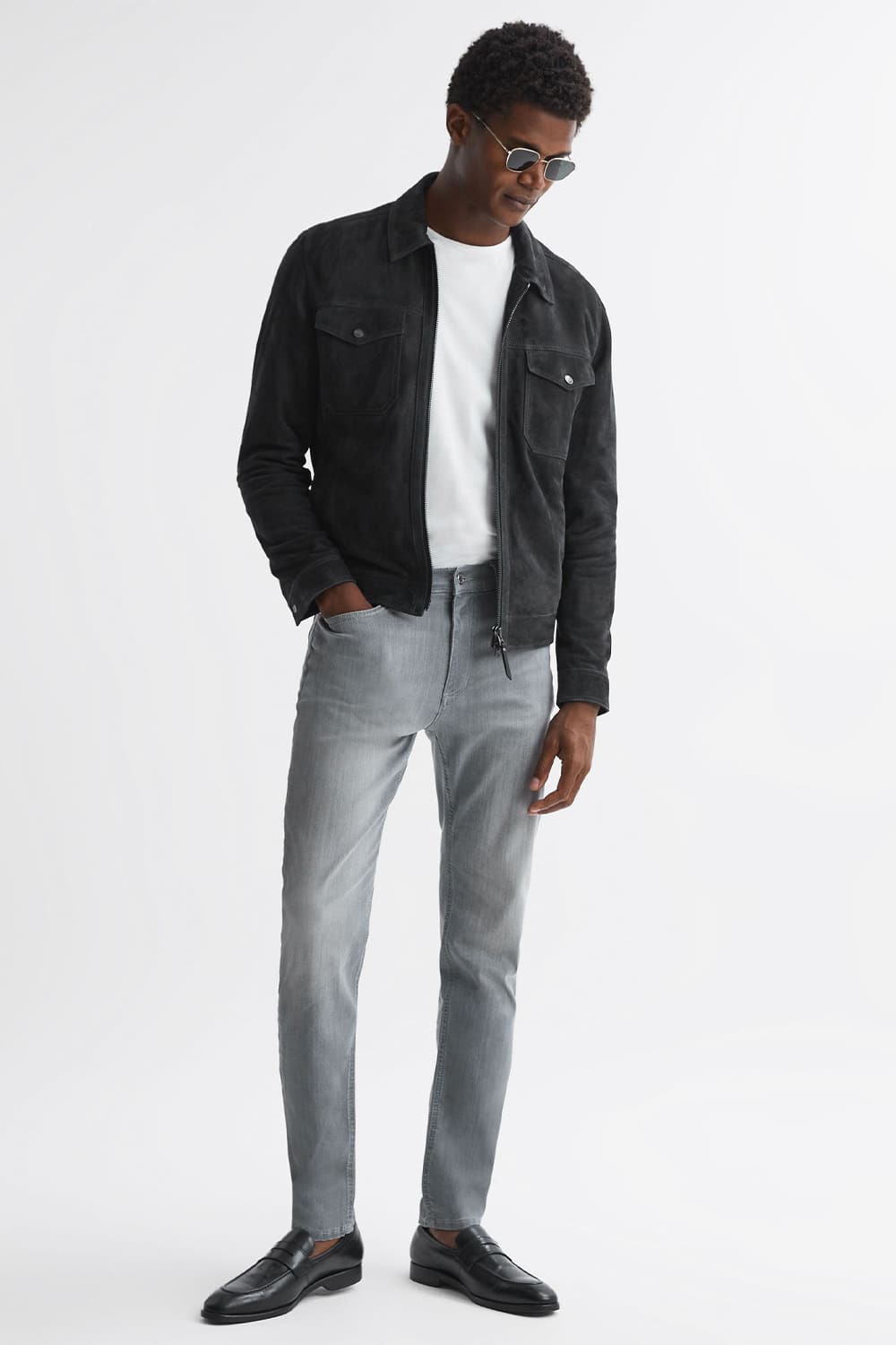 Men's Grey Jeans Outfits: 17 Ways To Wear Grey Jeans In 2025